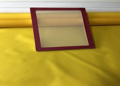 China Wooden / Aluminum Silk Screen Frames With Mesh Red Glue Customize Size for sale