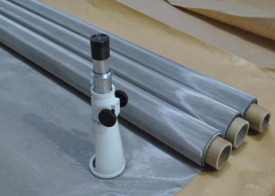 China 100% Polyester 140 Micron Screen Stainless Steel Mesh Fabric High Air Permeability for sale