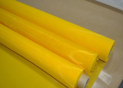 China High Penetration Nylon 120T Yellow Screen Printing Mesh For CD / DVD Nylon Net Material for sale