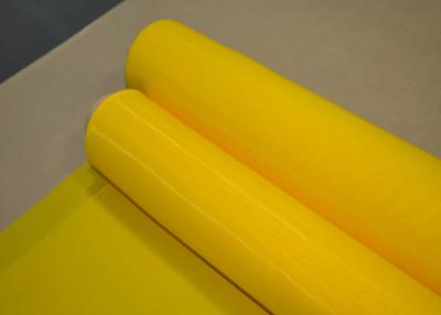 China Yellow Color Nylon Screen Printing Mesh Roll For Electronic Components Printing for sale