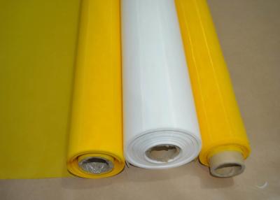 Cina Resistente agli'acidi bianco 100% del poliestere della maglia di serigrafia 77T in vendita