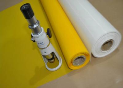 China 10T-165T Polyester Silk Screen Printing Mesh For Graphics Printing / Cosmetic Bottles for sale