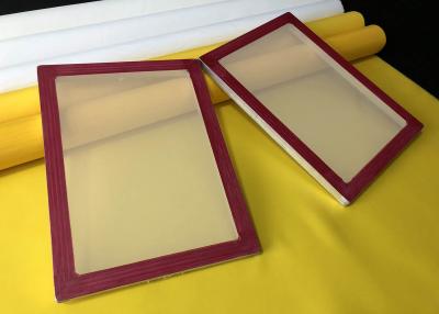 Cina colore di bianco di giallo del tessuto di maglia di serigrafia del monofilamento del poliestere di 32t -100 in vendita