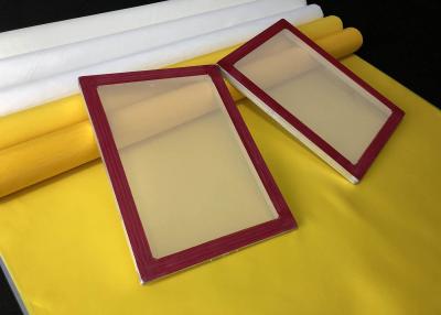 Cina colore di bianco di giallo del tessuto di maglia di serigrafia del monofilamento del poliestere di 32t -100 in vendita