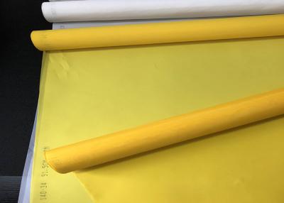 China 25-420 Mesh White Color Mesh Screen Fabric For Ceramic Glass Screen Printing for sale