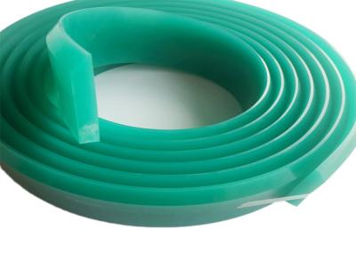 China Red Roll Screen Printing Squeegee 60 - 75A Smooth Surface With 9mm Thickness for sale