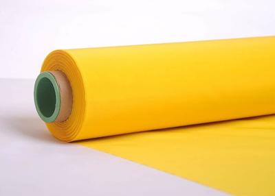 Cina Decorazione ceramica di colore giallo bianco della maglia di stampa dello schermo del poliestere della tela in vendita