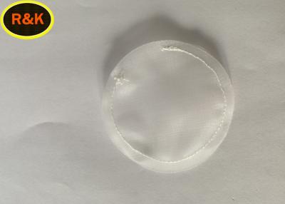 China Round White Nylon Mesh Strainer Bag High Toughness Corrosion Resistance for sale