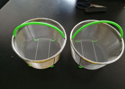 China Brewing 316 Stainless Steel Fine Wire Mesh Filter Basket Corrosion Resistance for sale