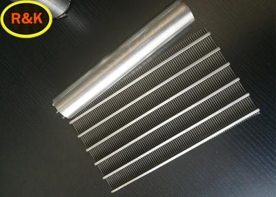 China Rectangular Wedge Wire Screen Smooth Surface Welded Weave Wear Resistance for sale