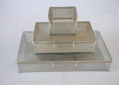 China Food Grade 304 Stainless Steel Wire Mesh Tray Medical Basket for sale