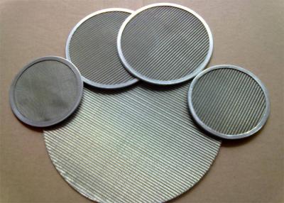 China Polished Edging Round 316 Stainless Steel Mesh Filter Discs 10mm-500mm Diameter for sale