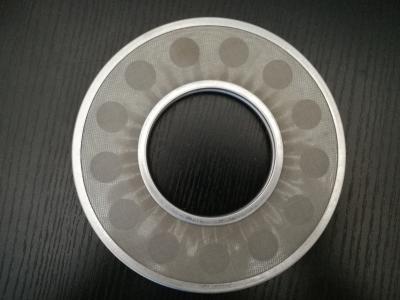 China Concentric Circle Frame Round 400mesh Stainless Steel Filter Disc 80 90 100mm Diameter for sale