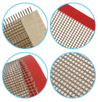 China 2*2mm Ptfe Mesh Belt Drying And Conveying Heat Resistant for sale
