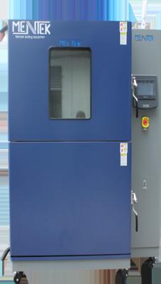 China 100 Liters Thermal Shock Chamber -40℃ Air Cooling Two Zone Basket Transition for sale