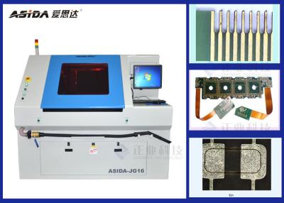 China Tabela de funcionamento UV eficiente do dobro do cortador do laser de materiais da alimentação e do Blaking à venda