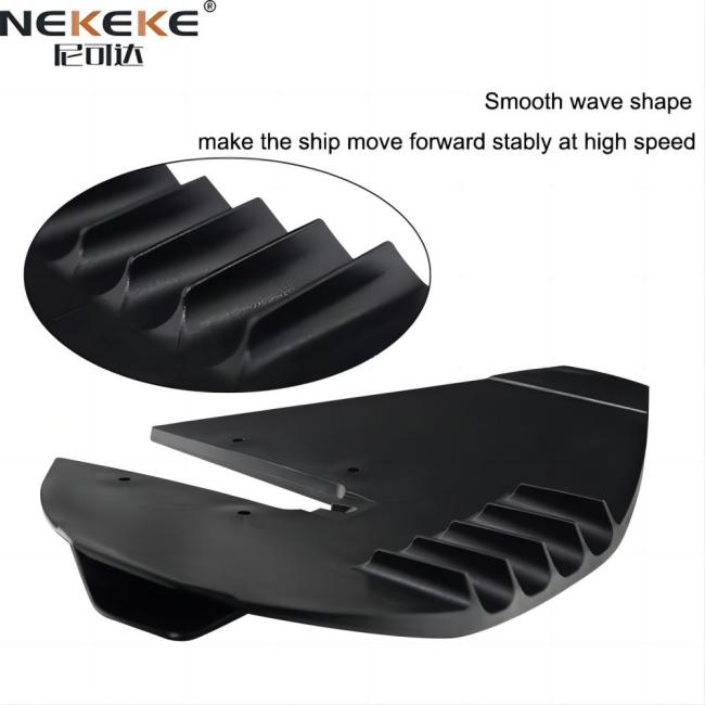 Hydrofoil Stabilizer installed on boat motor