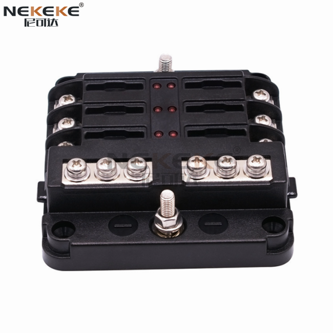 Six-Way Screw Terminal Marine Fuse Box product image