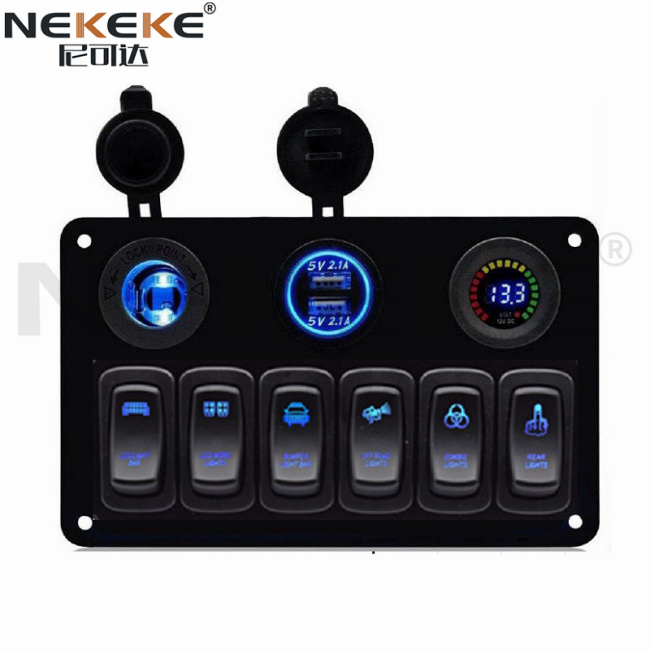 Marine toggle switch panel product image