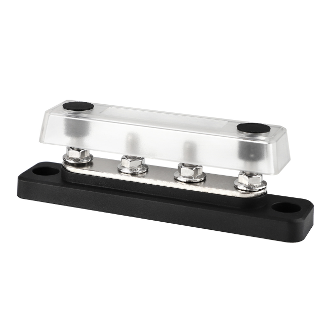 NEKEKE 4 Way Busbar with clear protective cover