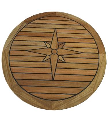 Китай Столешница для лодки из тика овальной формы 440x580 мм 600x800 мм, устойчивая к атмосферным воздействиям продается