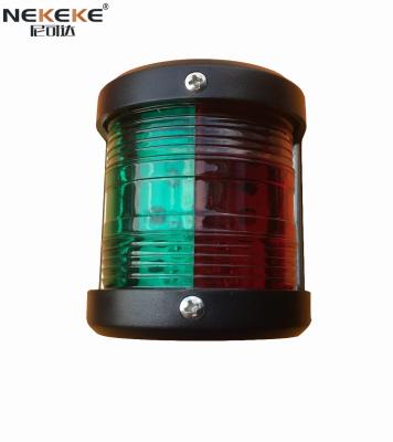 China ABS Plastic Material Bi Color Marine Navigation Lights 12V Sailing Signal Light for sale