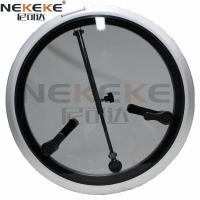 中国 アルミニウム合金丸型ボートスカイライトハッチヨットRVキャラバン窓 販売のため