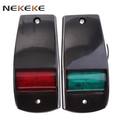 China Custom Black Plastic LED Marine Navigation Lights 2W Starboard Signal Light for sale