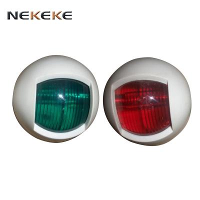 China 1.5W Plastic Housing LED Marine Navigation Lights Red Green Starboard And Port Light for sale