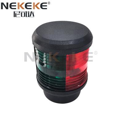 China Plastic Nylon Marine Boat Navigation Lights Bi Color Red Green 12V DC 10W for sale