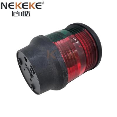 China Plastic Nylon Marine Boat Navigation Lights Bi Color Red Green 12V DC 10W for sale