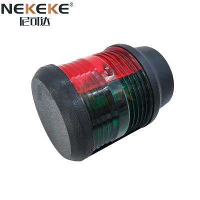 China Plastic Nylon Marine Boat Navigation Lights Bi Color Red Green 12V DC 10W for sale