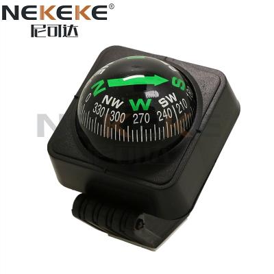 China Adjustable Nautical Dashboard Compass Ball Shockproof For Marine Car for sale