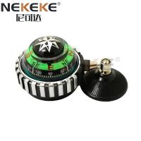 China Adjustable Marine Compass with LED Display 108x64x48mm Suction Mount for Boat Navigation for sale