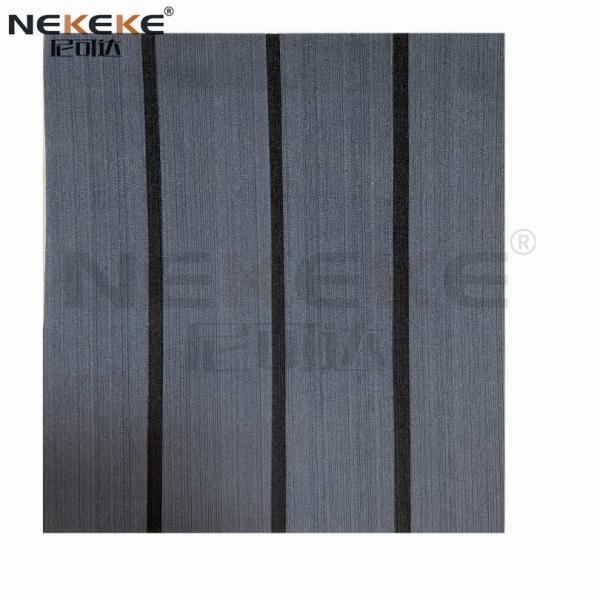 Quality Custom Thickness EVA Foam Deck Pad Non Slip Surface With Stripe Design for sale