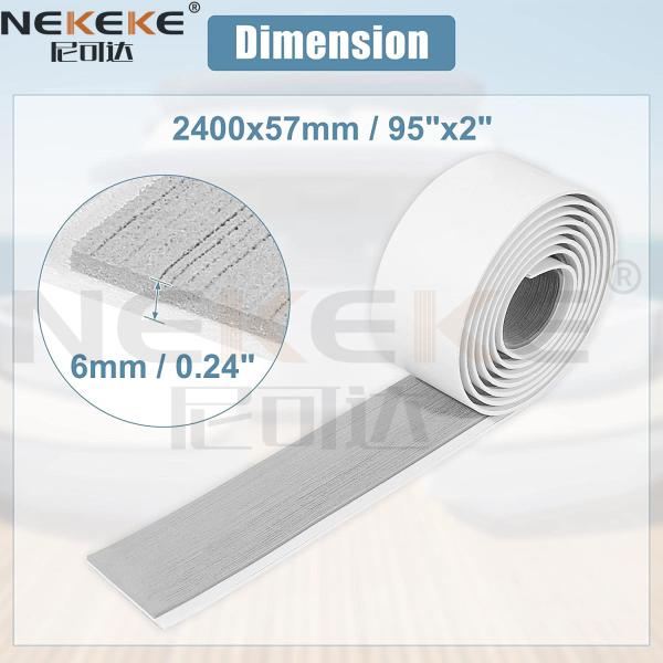 Quality Custom Size EVA Marine Decking Edge Strip Anti Slip Protection EVA Decking Strip for sale