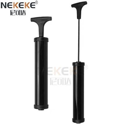 China Black PVC Manual Air Pump For Boat Fender Marine Buoys 24cm-37cm for sale
