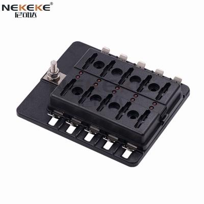 Cina Blocco fusibili impermeabile a 10 vie OEM per barca, pannello fusibili marini con terminali a vite in vendita