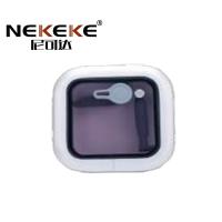 China Customizable Aluminum Boat Window Rectangular Watertight Marine Hatch 276mm to 692mm Sizes with 15mm Thickness for sale