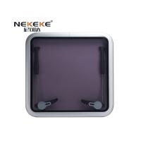 China Customizable Aluminum Boat Window Rectangular Watertight Marine Hatch 276mm to 692mm Sizes with 15mm Thickness for sale
