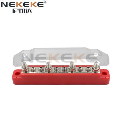 China Barra de bus marina con espárragos terminales M6, base PA66, bloque de distribución de energía de 10 vías en venta