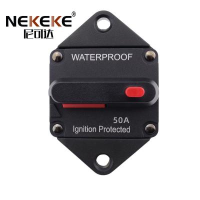 China Compact Design 12V 48V Waterproof Circuit Breaker 30A-300A For Auto Marine Boat for sale
