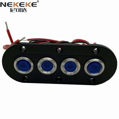 China IP65 Waterproof Marine Rocker Switch Panel , Boat Switch Panel With USB Charger for sale