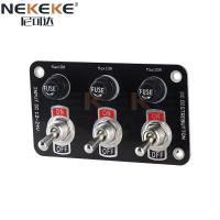 Quality Dustproof 12V 24V Waterproof Switch Box , Boat Toggle Switch Panel With 10A Fuse for sale