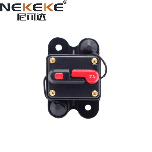 Quality 48V DC Waterproof Car Boat Circuit Breaker IP67 ACB Structure Overload Protector for sale
