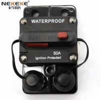 Quality 50A 250A 12V 48V DC Plastic Marine Circuit Breaker Manual Reset IP67 Waterproof for sale