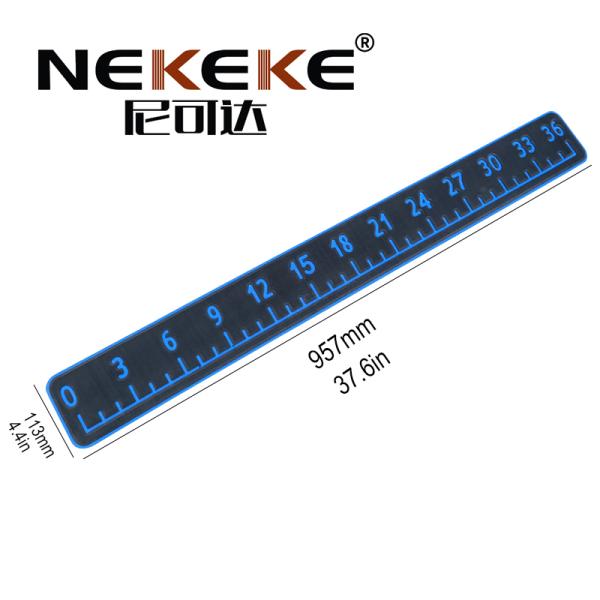 Quality Black And Blue EVA Foam Fish Ruler 36 Inch Water Resistance For Marine Decking for sale