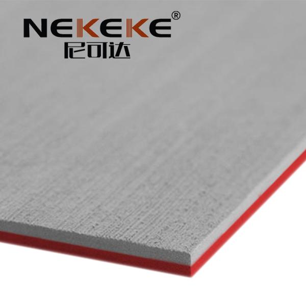 Quality EVA Non Slip Marine Deck Mat 120x240cm Light Gray Red Base Boat Non Skid Pad for sale