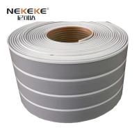 Quality Outdoor PVC Deck Flooring Grey White Strip 5mm Thickness For Marine Yacht for sale