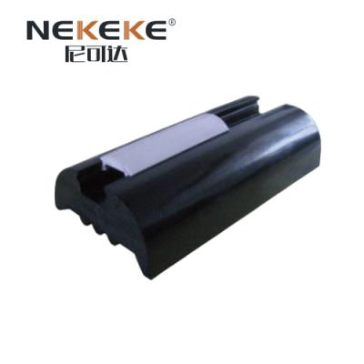 China Custom Color And Shape Marine Dock Edge Fender With Stainless Steel Insert for sale